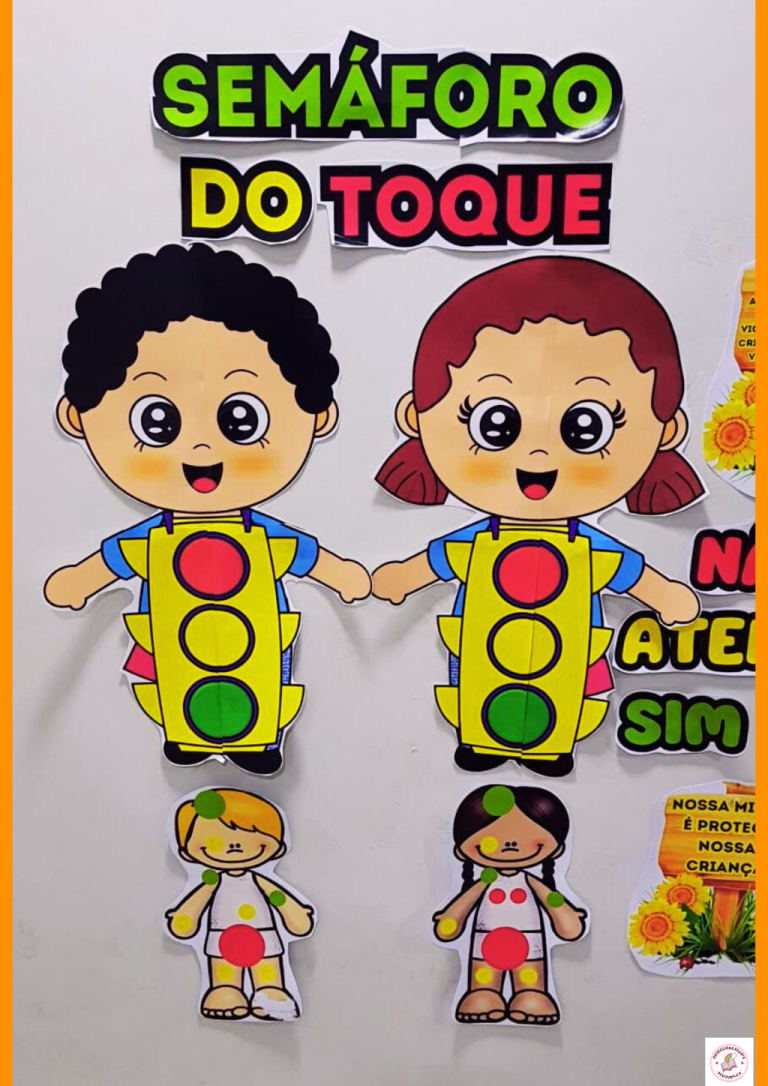 Painel Semáforo do Toque Maio Laranja – Loja – Prof Rê Descomplica